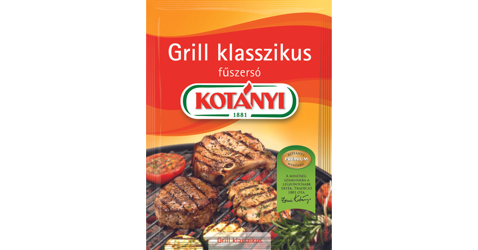 Kotányi grill klasszikus fűszersó 40g - Fűszer és Tea webáruház ...